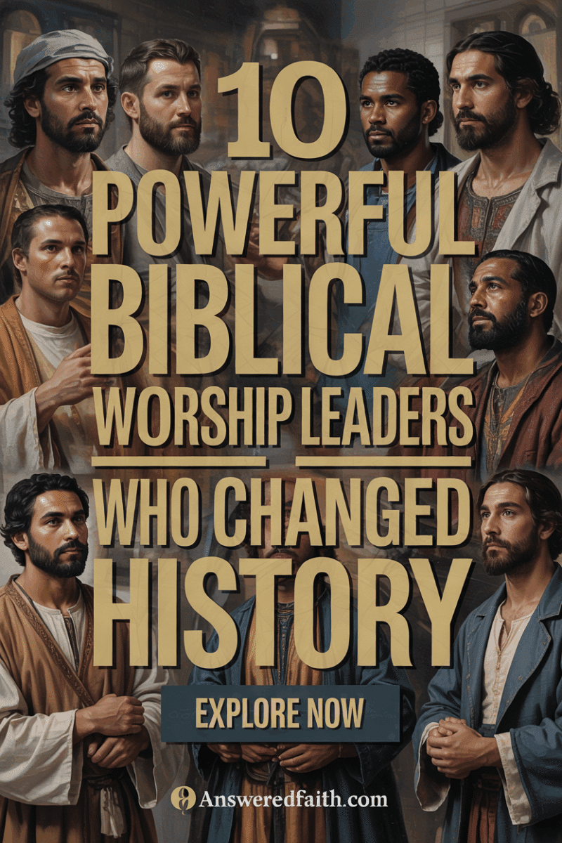 10 Powerful Biblical Worship Leaders Who Changed History