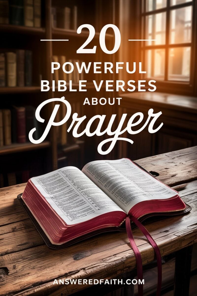 Unlocking Strength and Comfort: 20 Powerful Bible Verses About Prayer