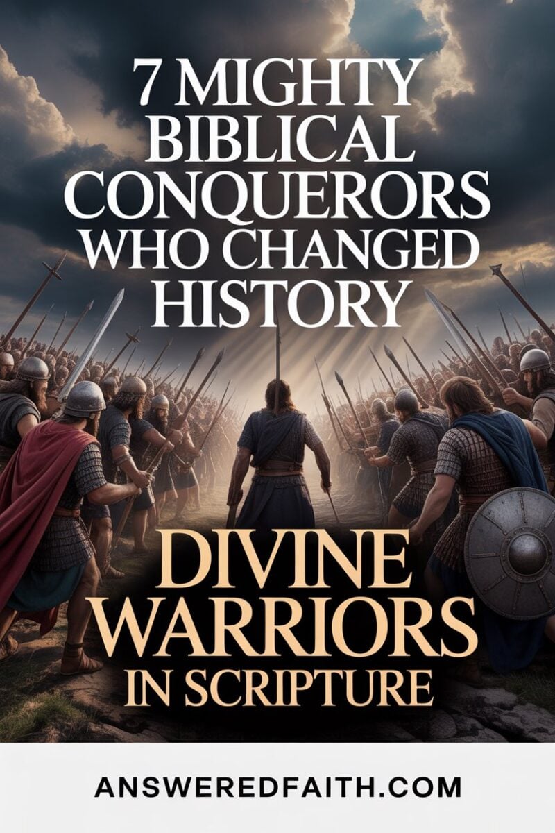 7 Mighty Biblical Conquerors Who Changed History | Divine Warriors in ...