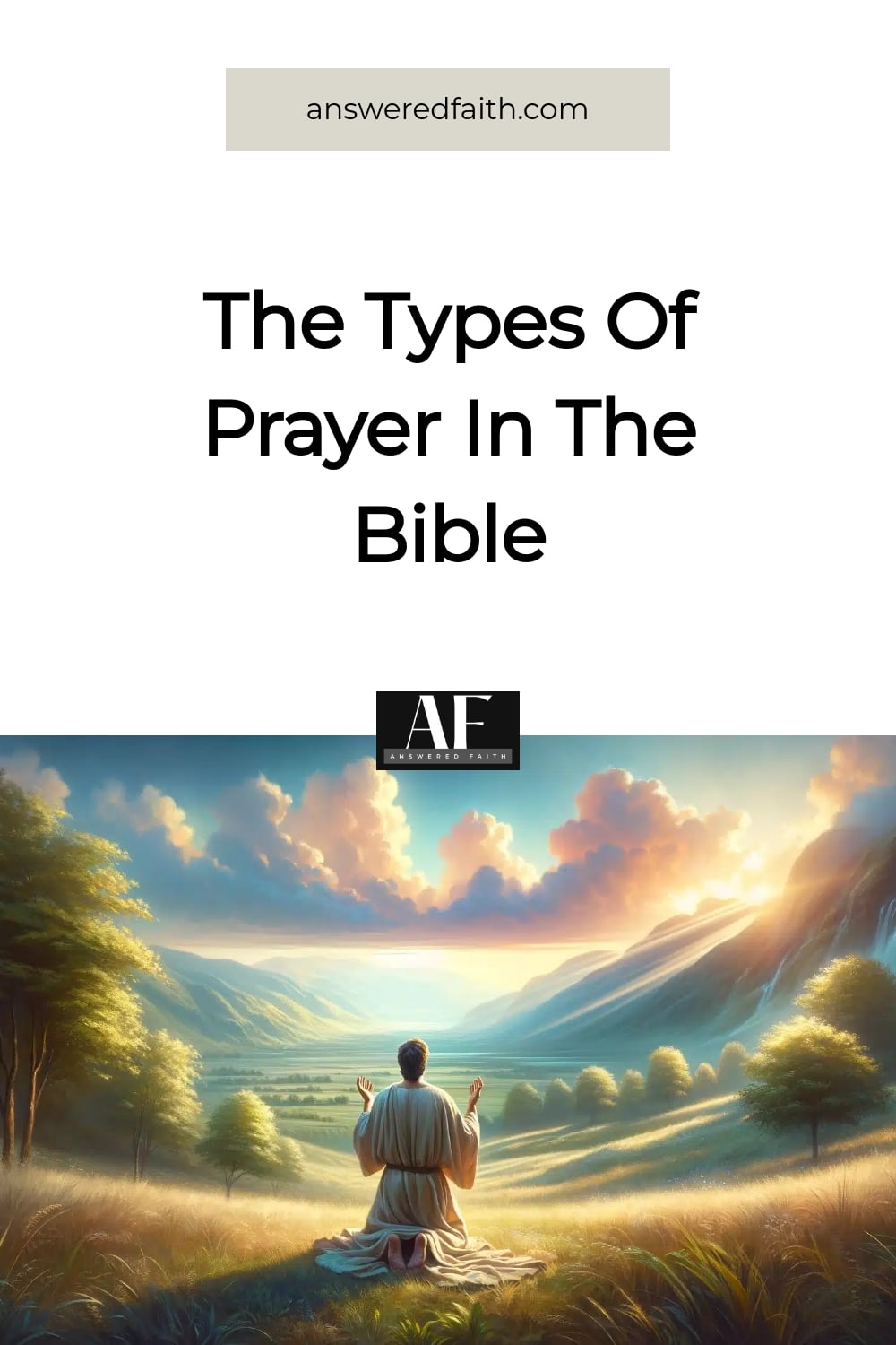 The Types Of Prayer In The Bible