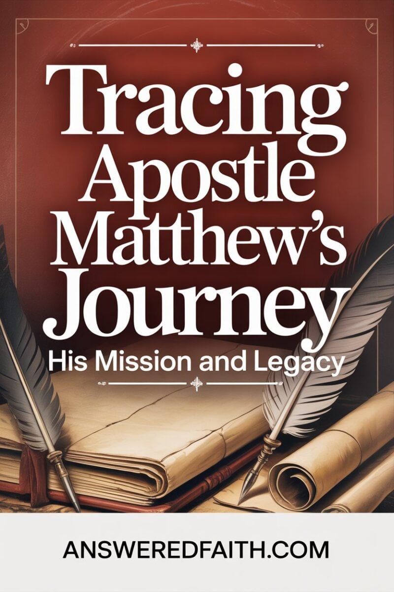 Tracing Apostle Matthew's Journey: His Mission and Legacy