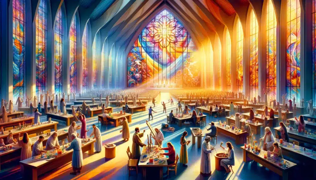 Creative Worship: How Art Expresses Faith and Devotion Uniquely