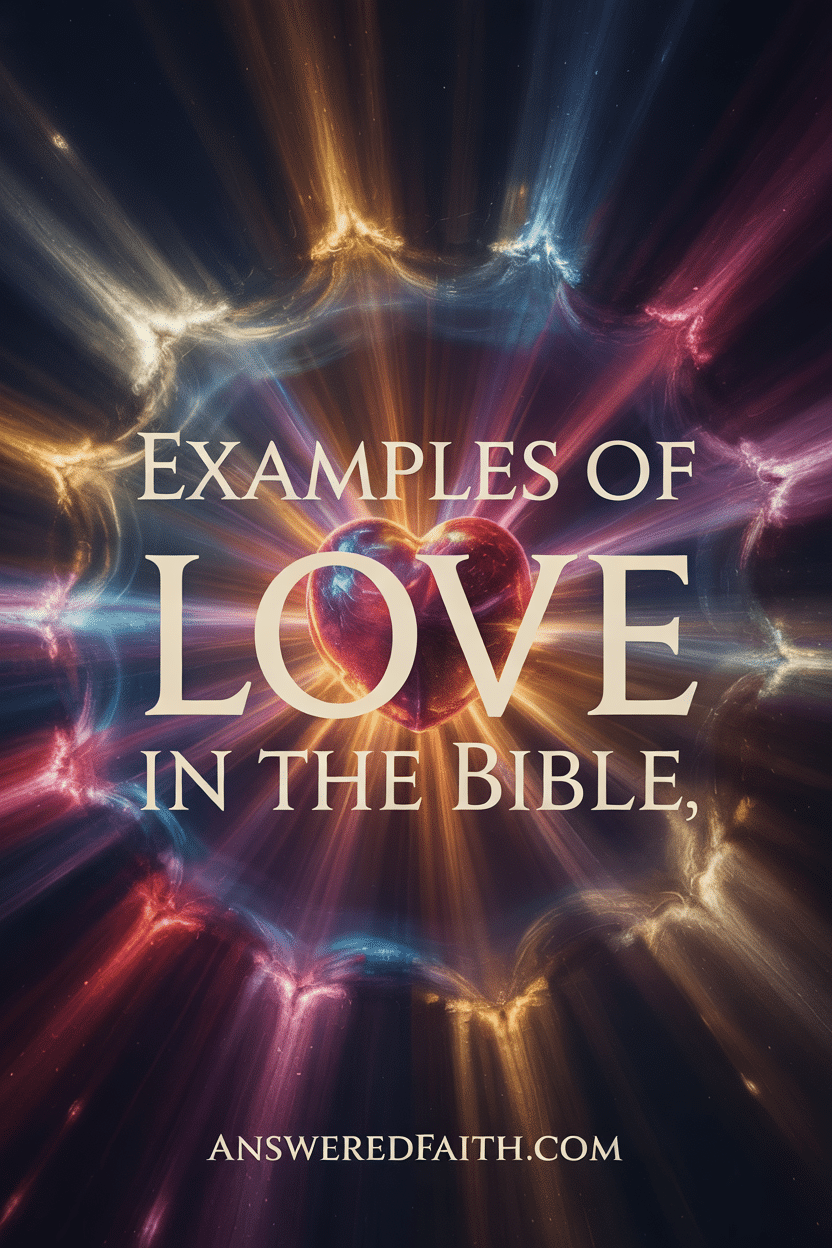 12 Inspiring Examples of Love in the Bible