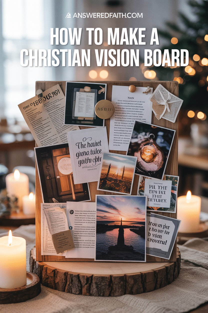 Craft a Vision Board Inspired by Faith: Step-by-Step Guide