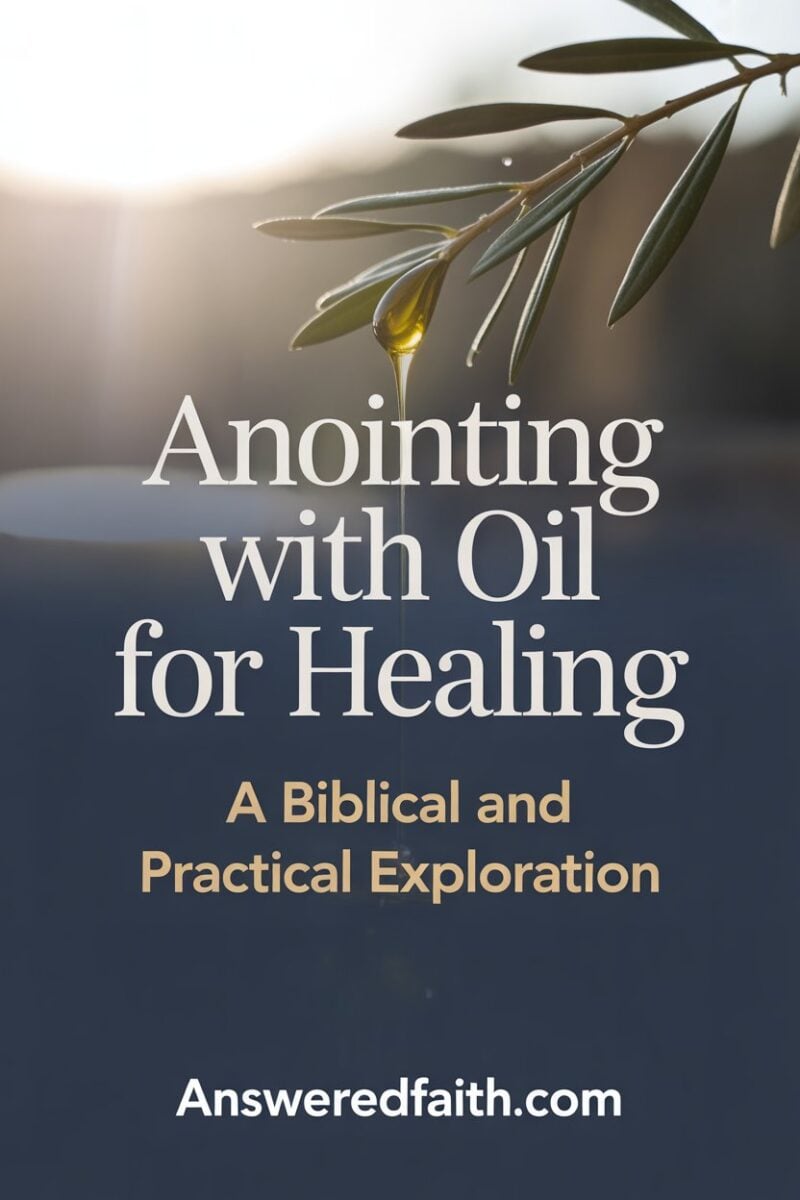 Anointing with Oil for Healing: Exploring its Biblical and Practical ...