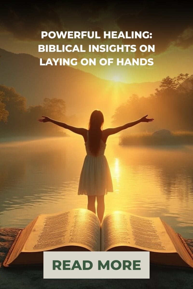 Powerful Healing: Biblical Insights on Laying on of Hands