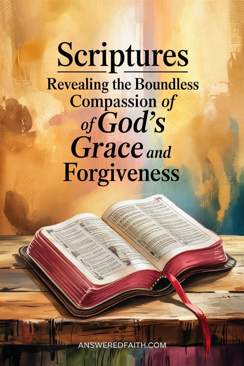 Bible Verses Celebrating God's Grace and Forgiveness