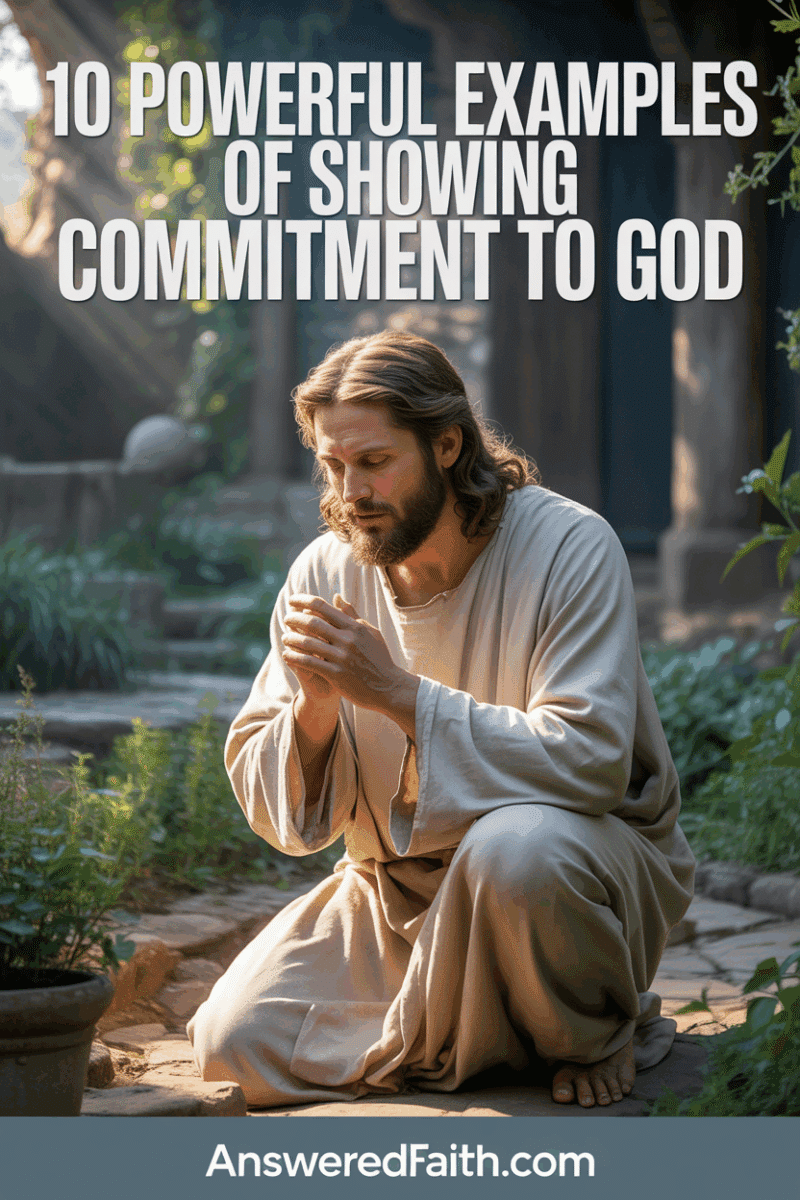 5 Powerful Examples of Commitment to God | Strengthen Your Faith Today