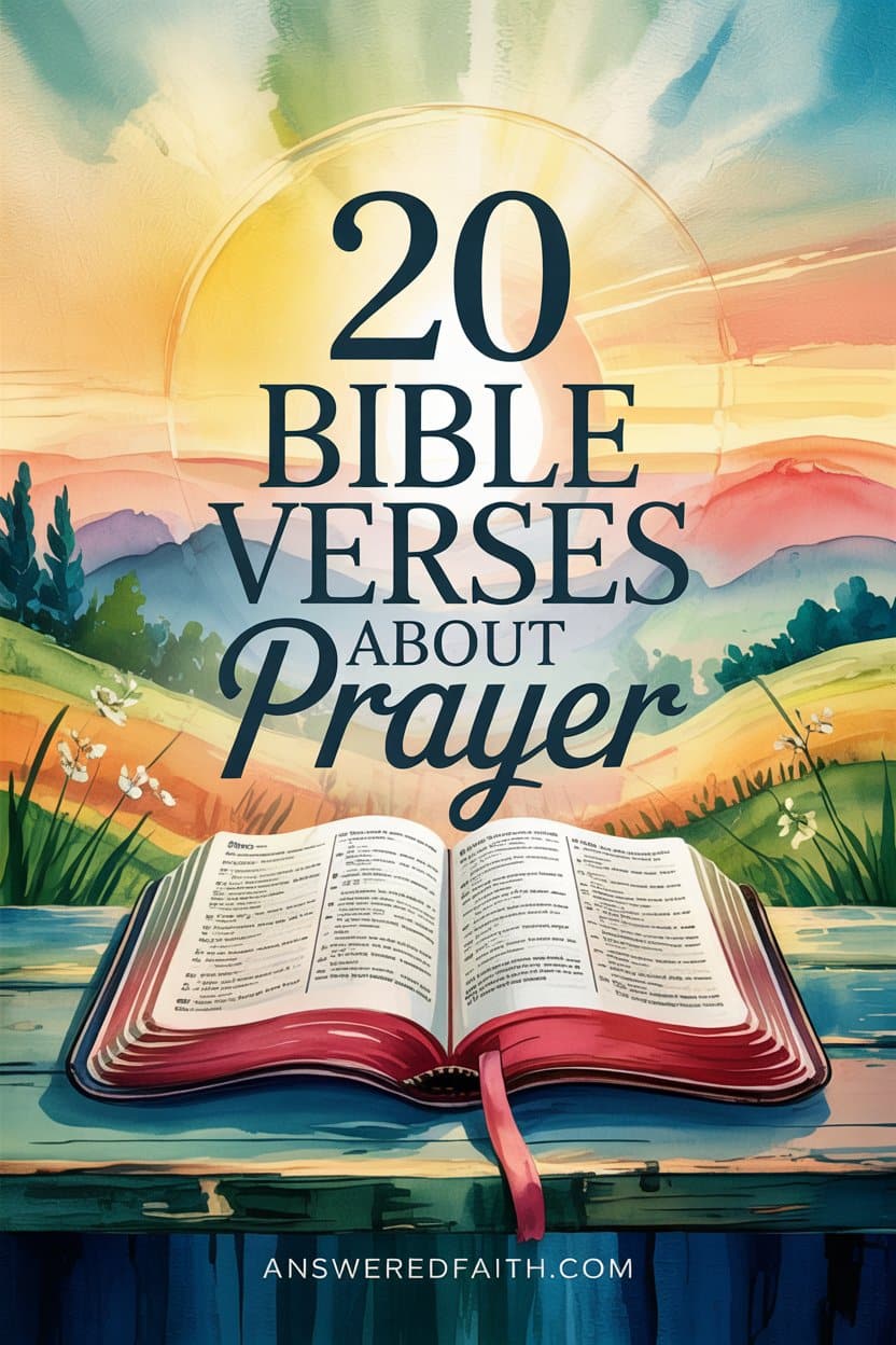 20 Bible Verses About Prayer to Strengthen Your Faith