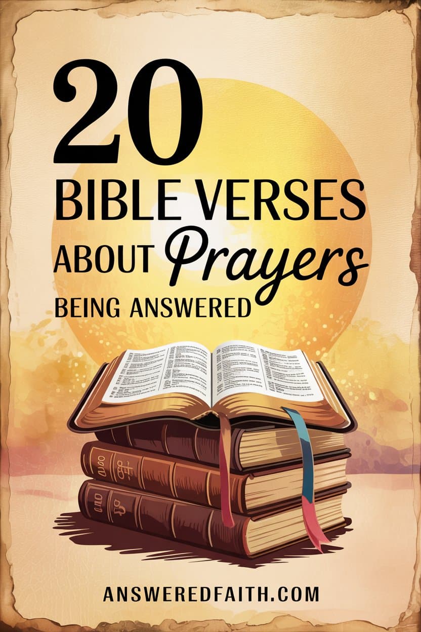 20 Encouraging Bible Verses on Answered Prayers for Strengthening Your ...