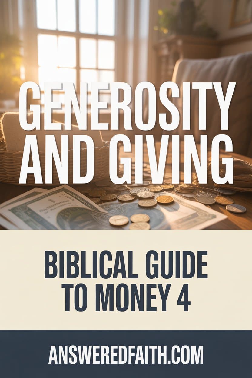 Biblical Guide to Money: Embracing Generosity and Giving