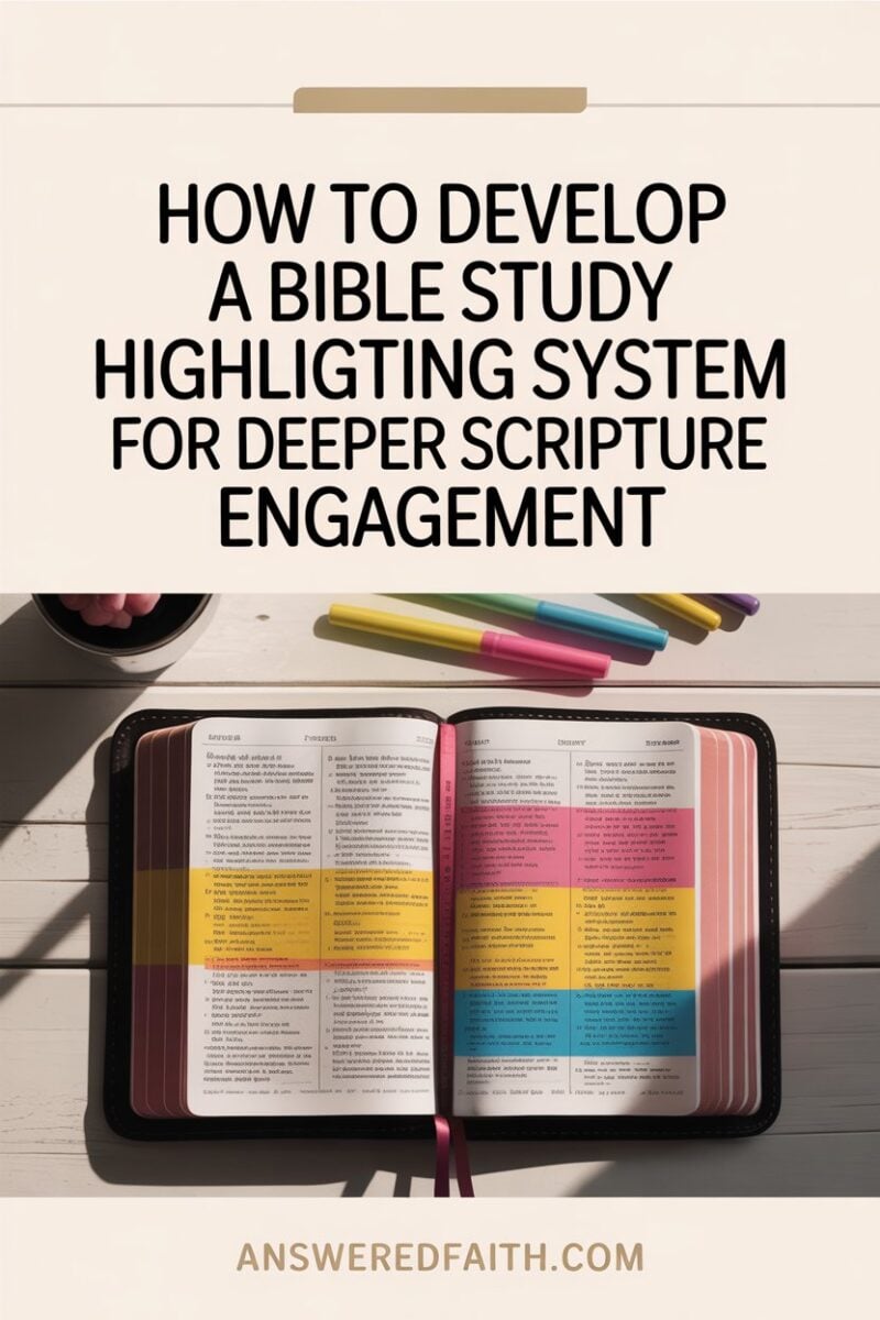 Mastering Bible Study: Unleash Deeper Engagement with a Highlighting System