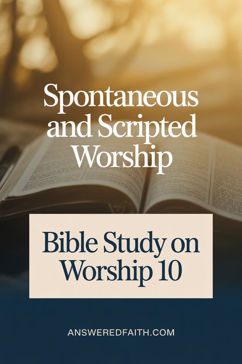 Spontaneous vs. Scripted Worship: Exploring the Power of Charismatic ...