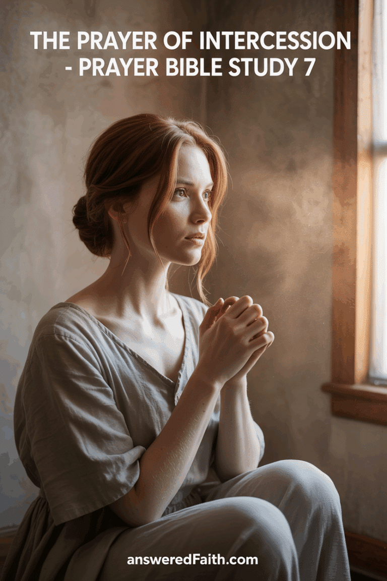 The Power of Intercessory Prayer - Bible Study 7
