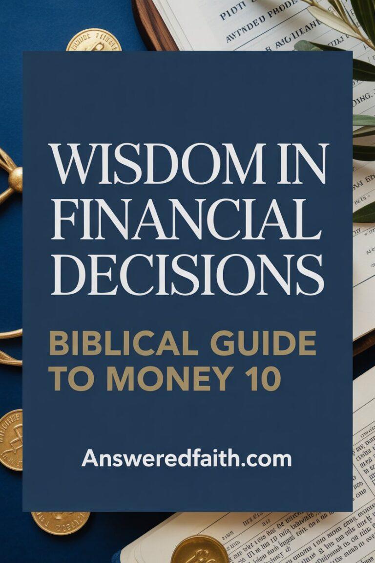 Making Wise Financial Decisions: A Biblical Guide to Money 10