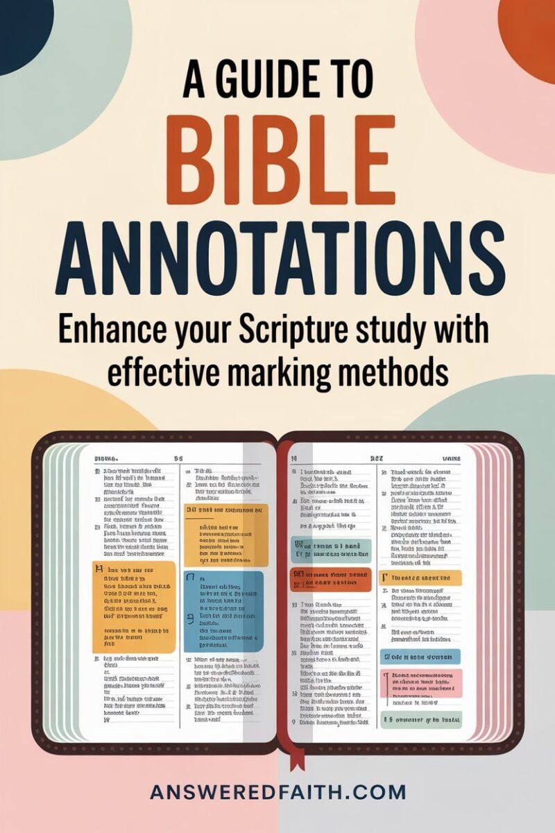 Bible Annotations: Enhance Scripture Study with Effective Marking
