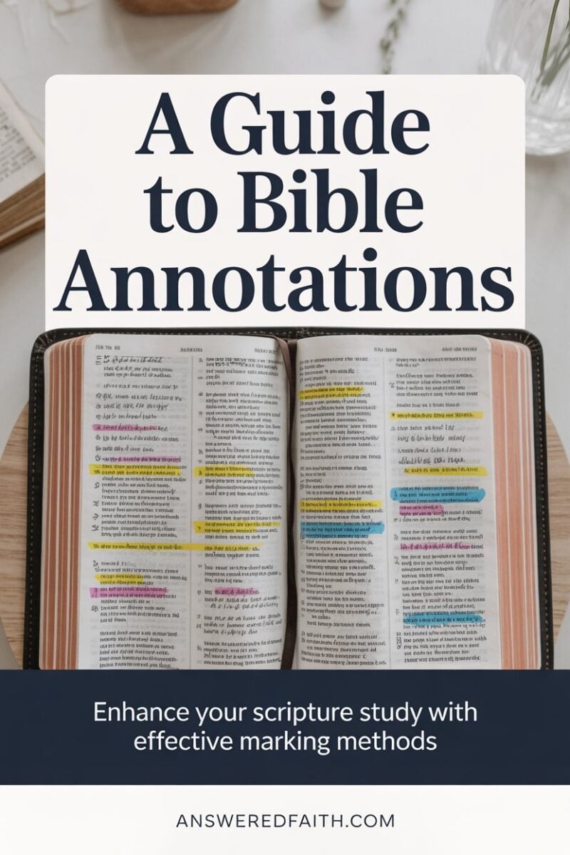 Bible Annotations: Enhance Scripture Study with Effective Marking