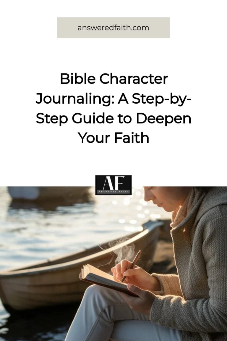 Bible Character Journaling: A Step-by-Step Guide to Deepen Your Faith