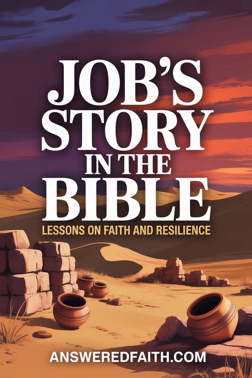 Unwavering Faith & Lessons of Resilience: Job's Story in the Bible