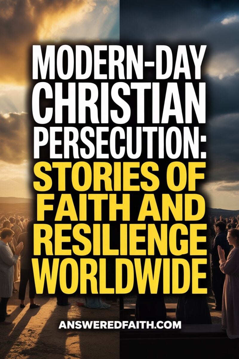 Stories of Faith & Resilience: Modern-Day Christian Persecution Worldwide