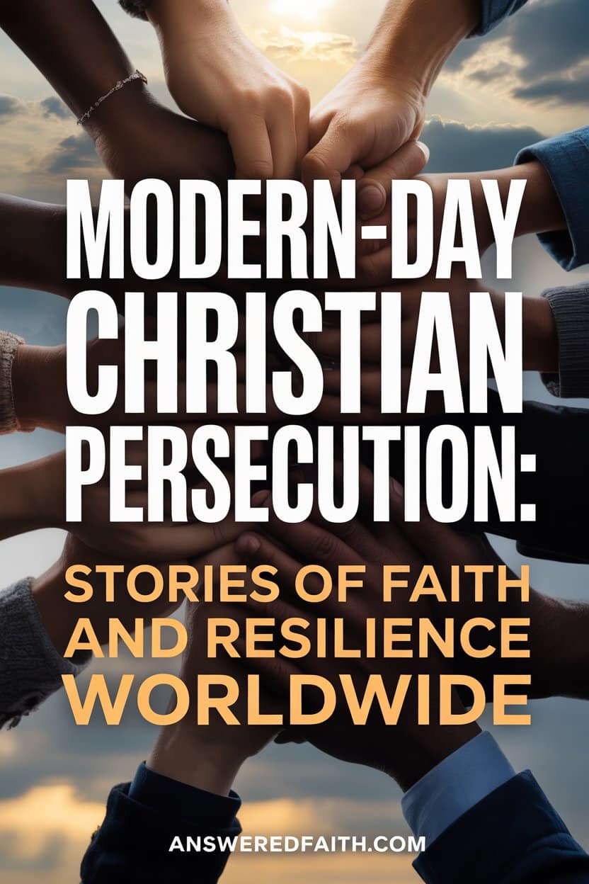 Stories of Faith & Resilience: Modern-Day Christian Persecution Worldwide