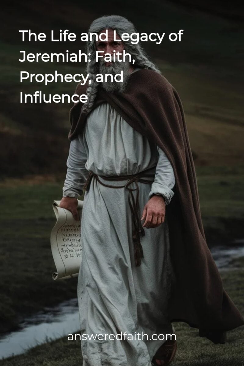 The Life and Legacy of Jeremiah: Faith, Prophecy, and Influence