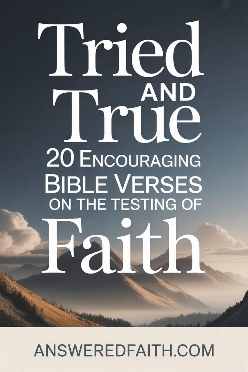 20 Encouraging Bible Verses on Testing Faith | Strengthen Your Belief Today