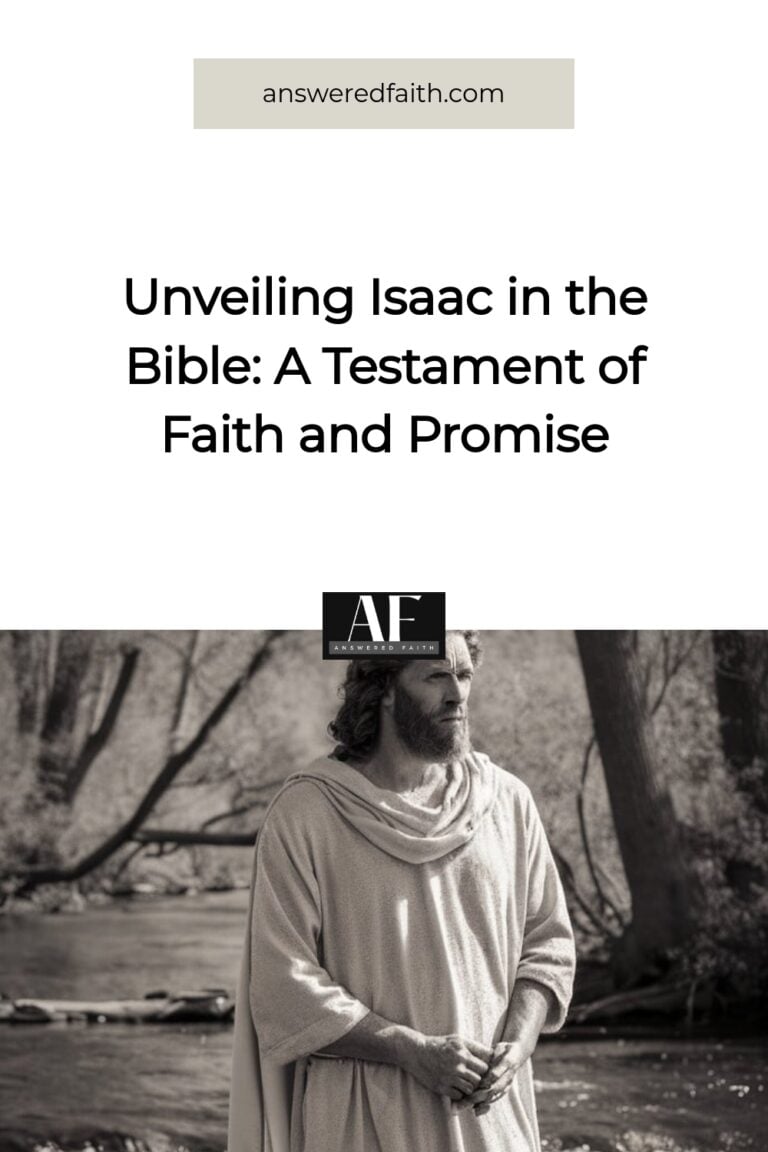 Unveiling Isaac in the Bible: A Testament of Faith and Promise