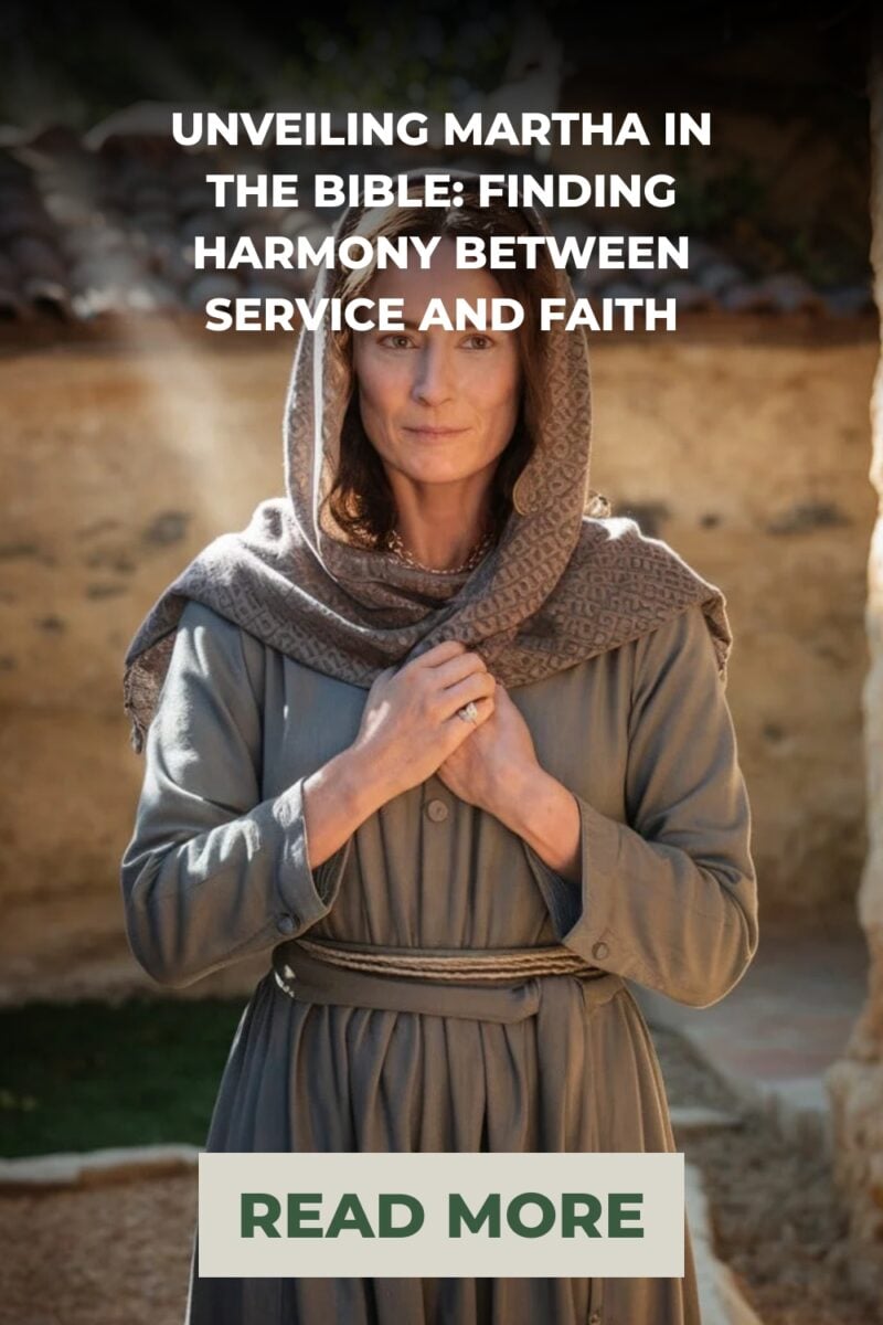 Unveiling Martha in the Bible: Finding Harmony Between Service and Faith