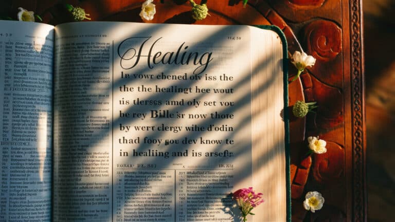 20 Healing Scriptures from the Bible for Strength and Hope