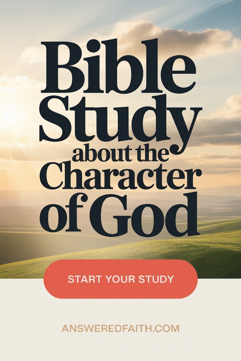Exploring God's Character: A Life-Changing Bible Study Adventure