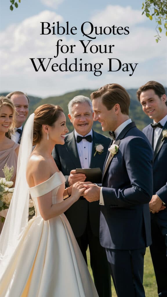 Inspiring Bible Quotes for Your Wedding Day | Celebrate Love and Unity