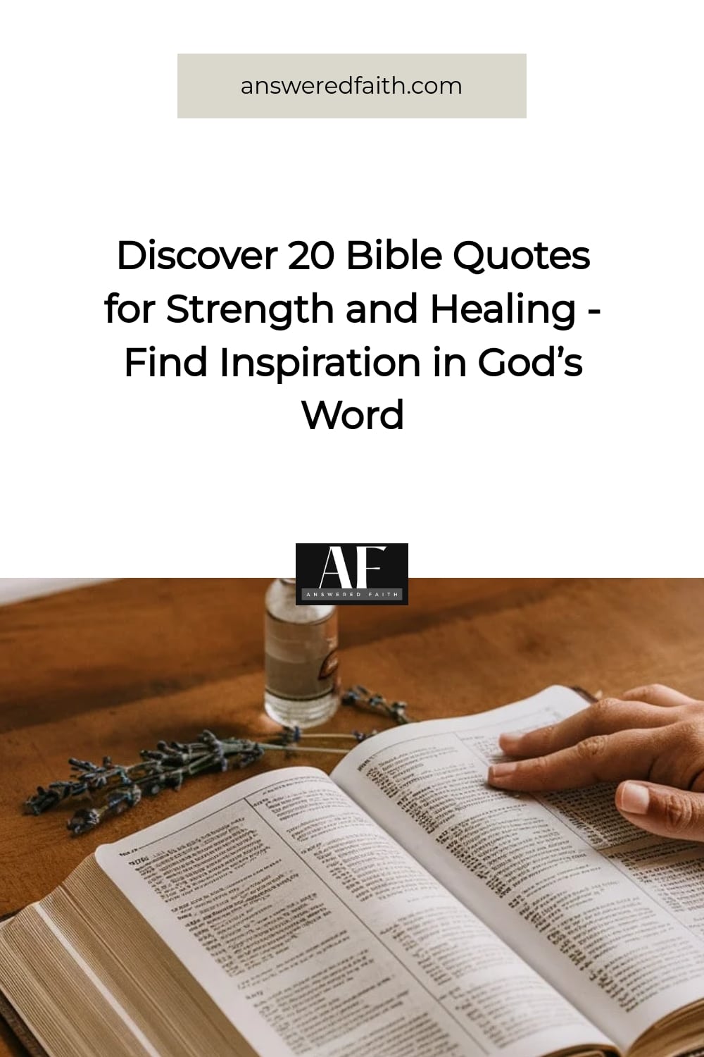 Discover 20 Bible Quotes for Strength and Healing - Find Inspiration in ...