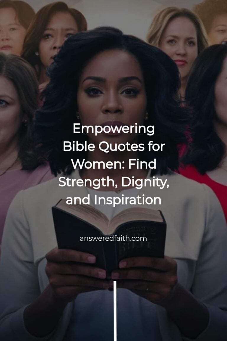 Empowering Bible Quotes for Women: Find Strength, Dignity, and Inspiration