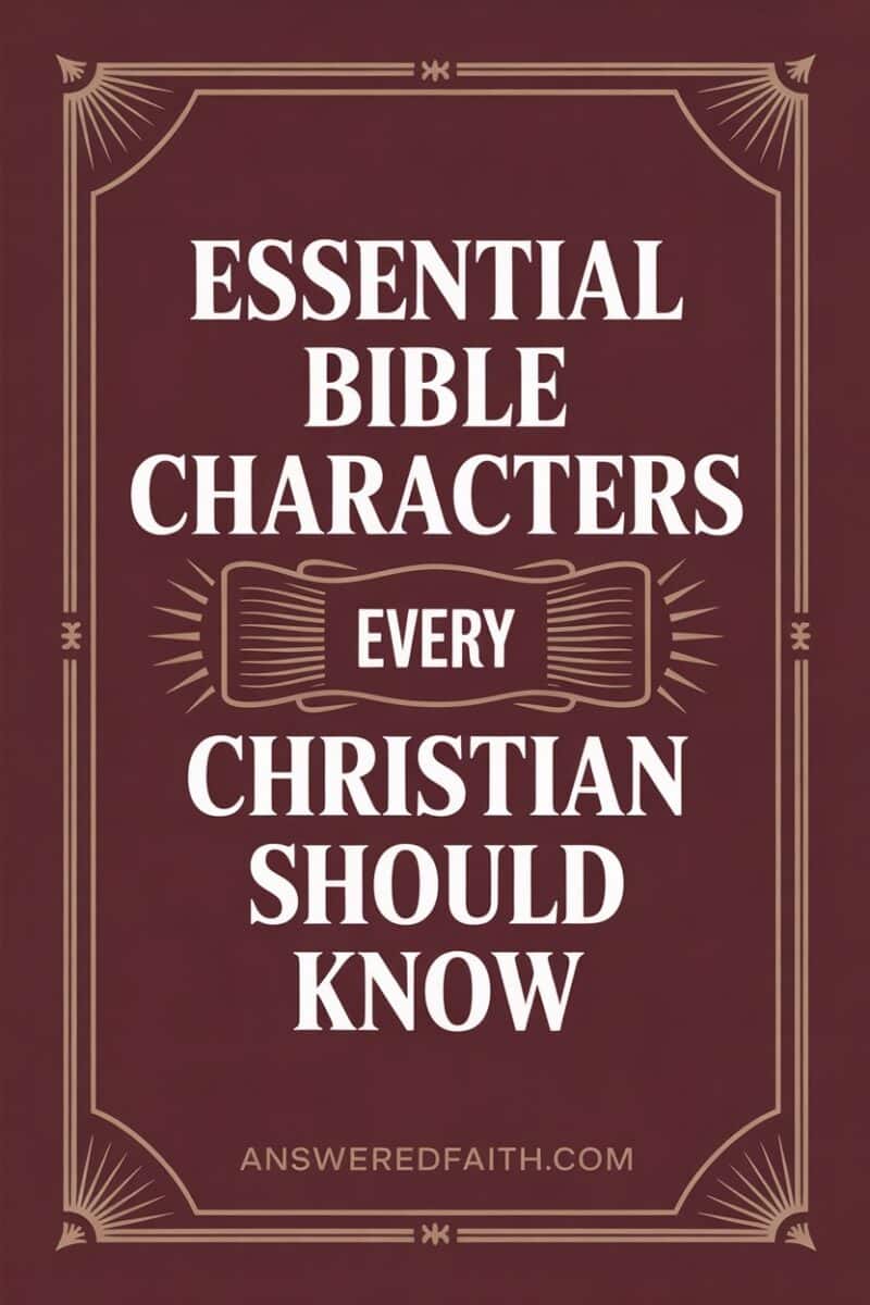Discover Bible's Key Characters: Apostles, Prophets, Kings, and More