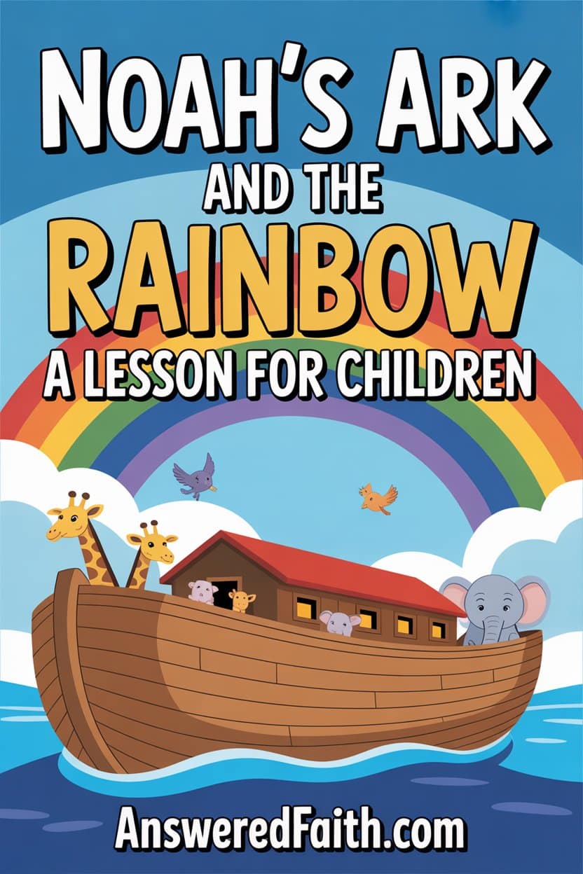 Fun & Meaningful Rainbow Bible Lesson for Kids: Explore God's Promise