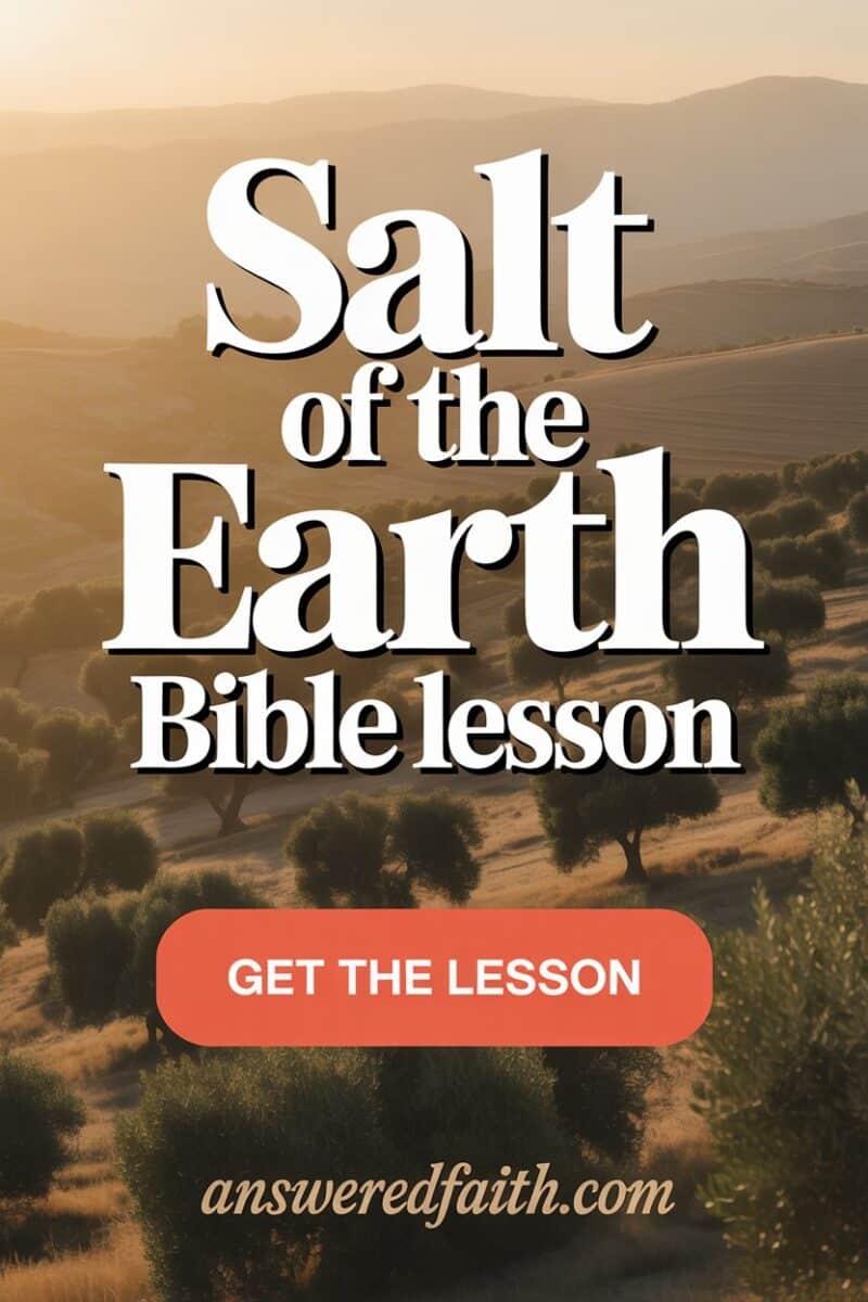 Be the Salt of the Earth: A Powerful Bible Lesson on Shining Light in ...