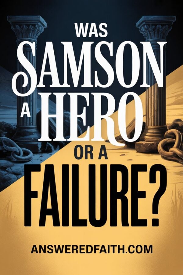 Unveiling Samson: Lessons from a Flawed Hero of Strength and Faith