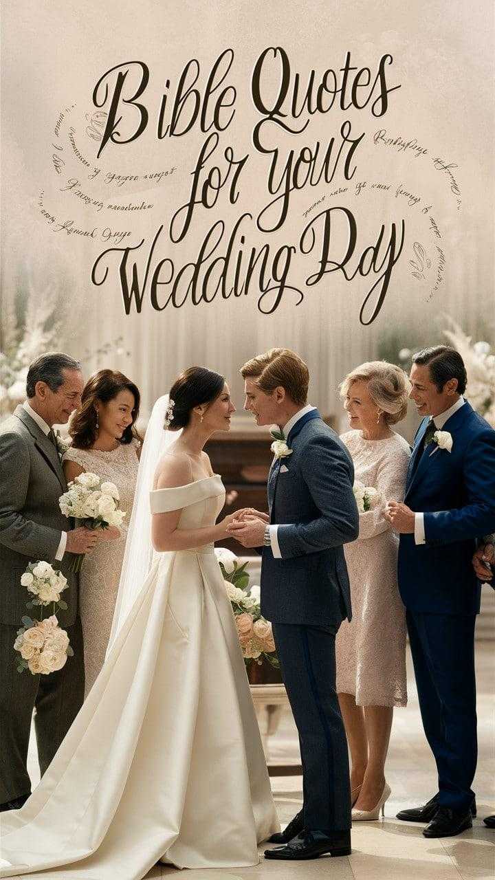 Inspiring Bible Quotes for Your Wedding Day | Celebrate Love and Unity