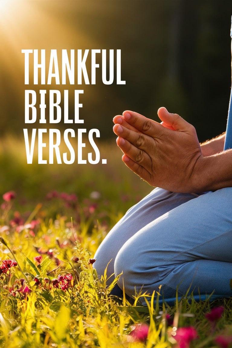 Transform Your Life with 20 Uplifting Bible Verses on Gratitude and ...