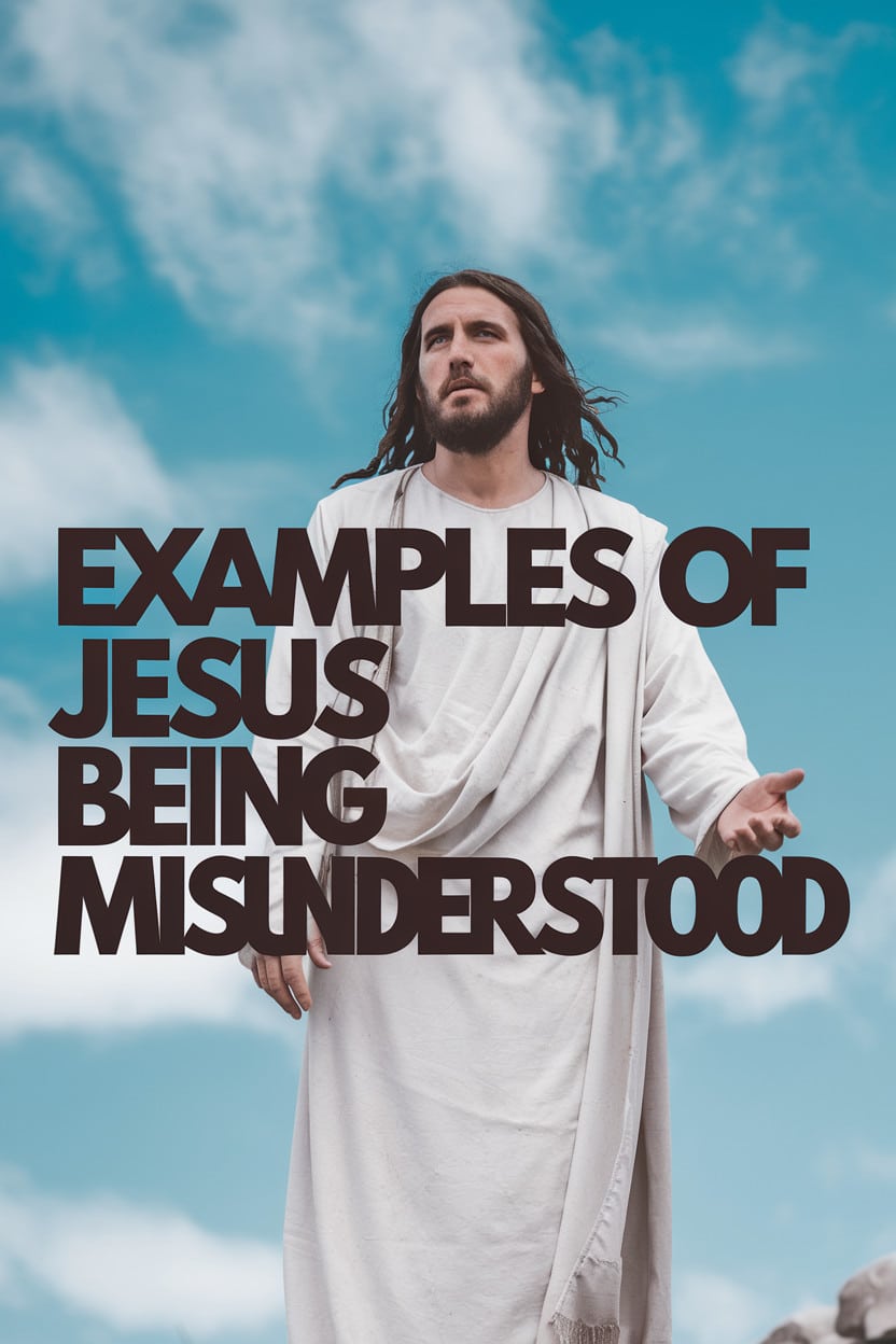 Being Misunderstood: Key Examples from Jesus' Life