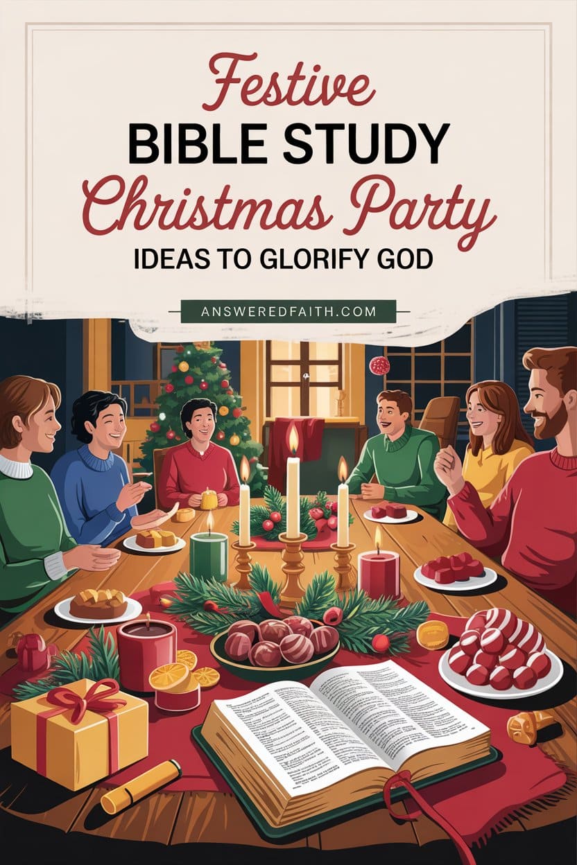 Joyful Bible Study Christmas Party Ideas to Celebrate Jesus