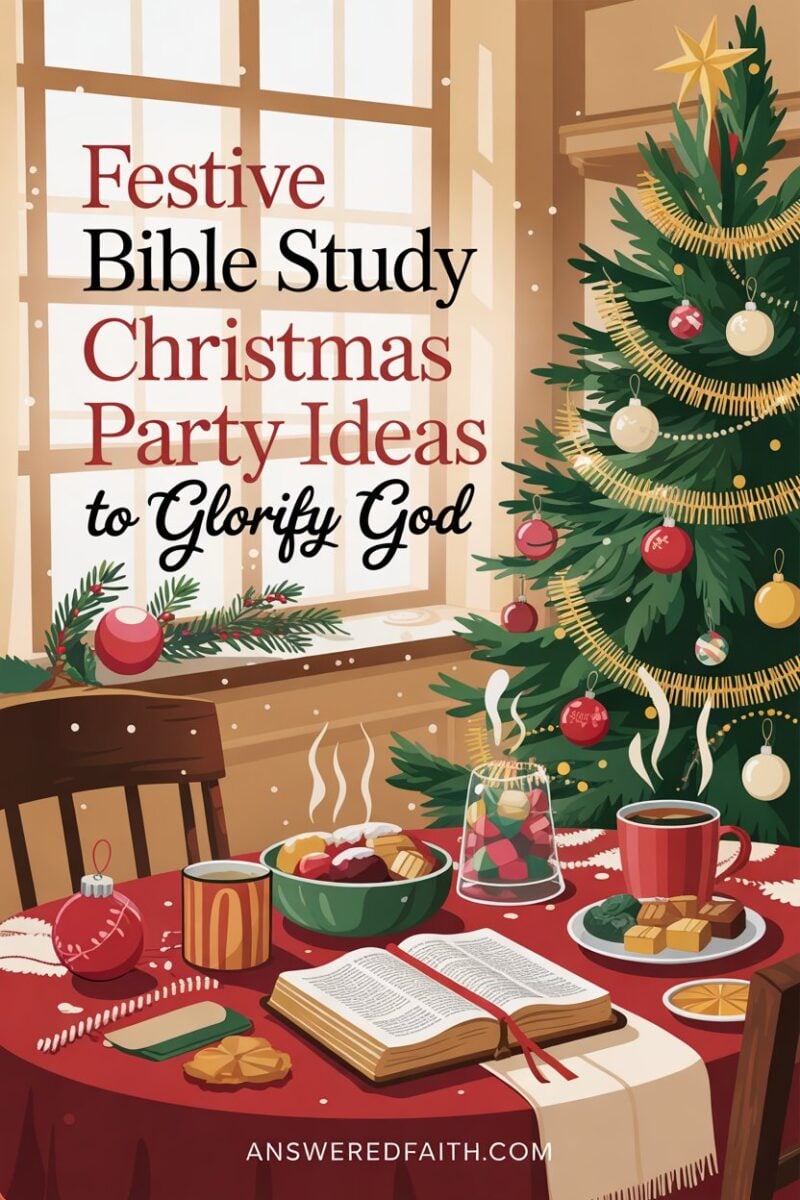 Joyful Bible Study Christmas Party Ideas to Celebrate Jesus