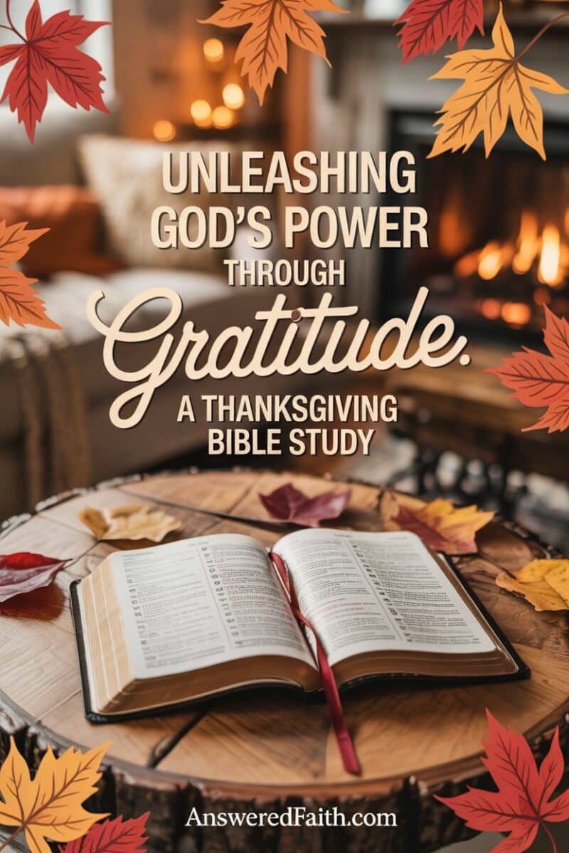 Unleashing God's Power: Thanksgiving Bible Study Guide