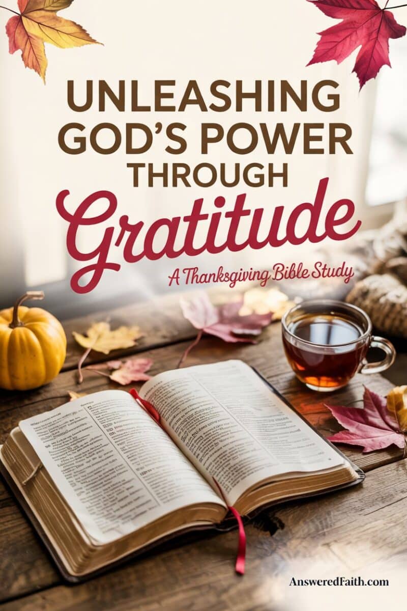 Unleashing God's Power: Thanksgiving Bible Study Guide