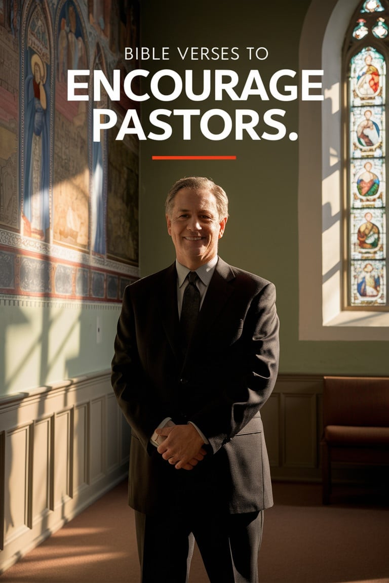 Encouraging Bible Verses for Pastors: Lift Their Spirits Today!