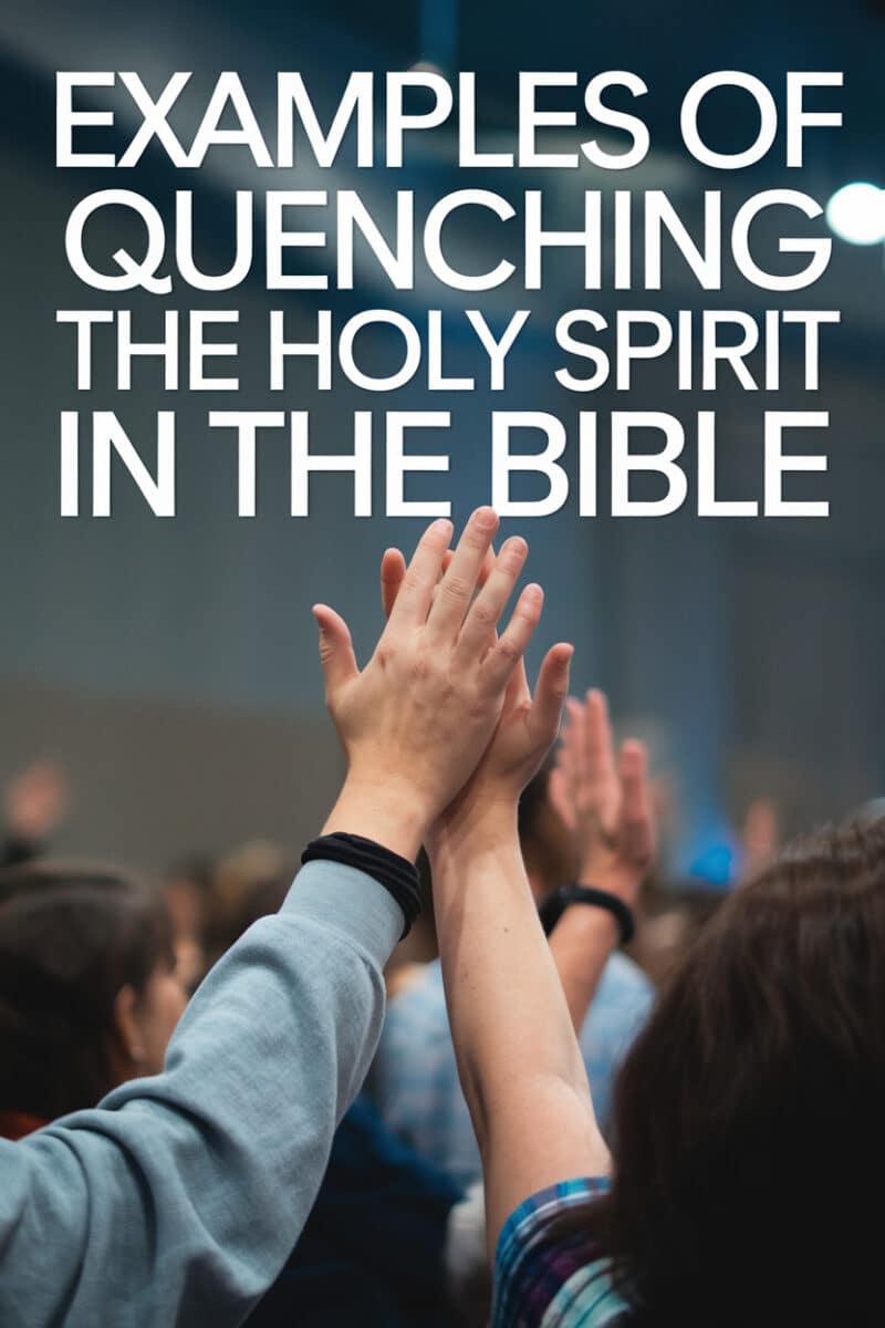 Avoid These Behaviors That Quench the Holy Spirit