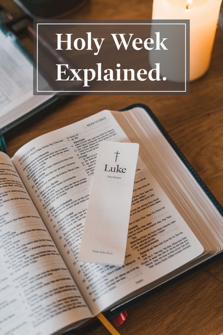 Understanding Holy Week: Jesus' Last Days Explained