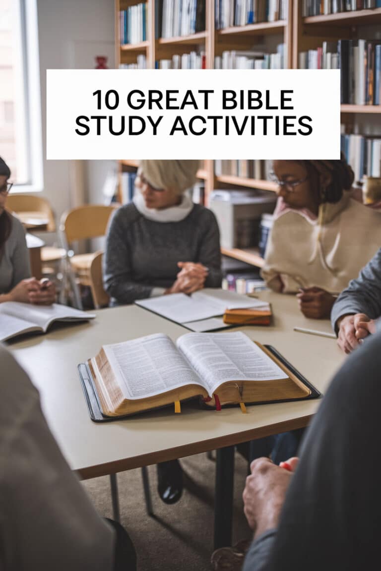 Engage Your Faith: 10 Bible Study Activities for Deepening Connection