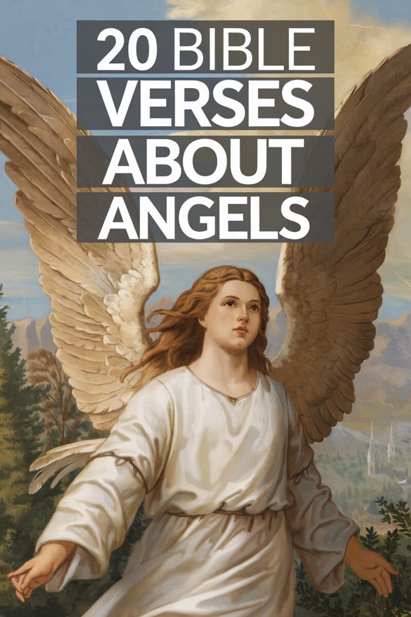 20 Uplifting Bible Verses About Angels for Inspiration